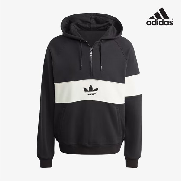 아디다스 오리지널 핵 뉴욕 반집업 후드티셔츠 IP9488 - SSG.COM