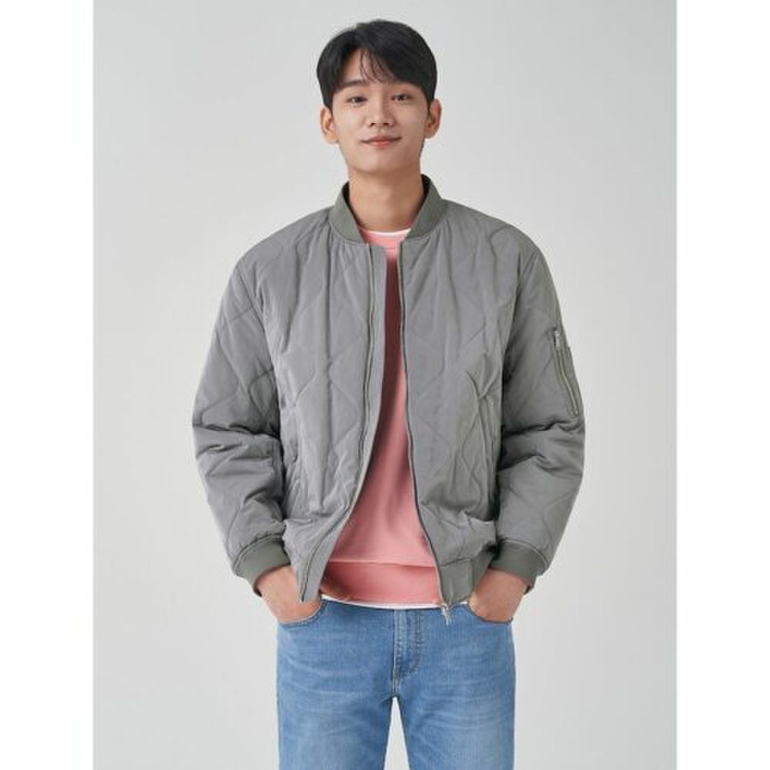 [빈폴] [BCYCLE] 패딩 MA1 아우터 그레이 (BC3138CP33), 믿고 사는 즐거움 SSG.COM