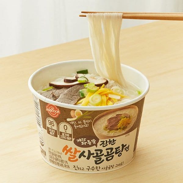 [SSG단독]우리쌀 96% 진한 쌀 사골곰탕면 97.2g(라라쿡) - SSG.COM