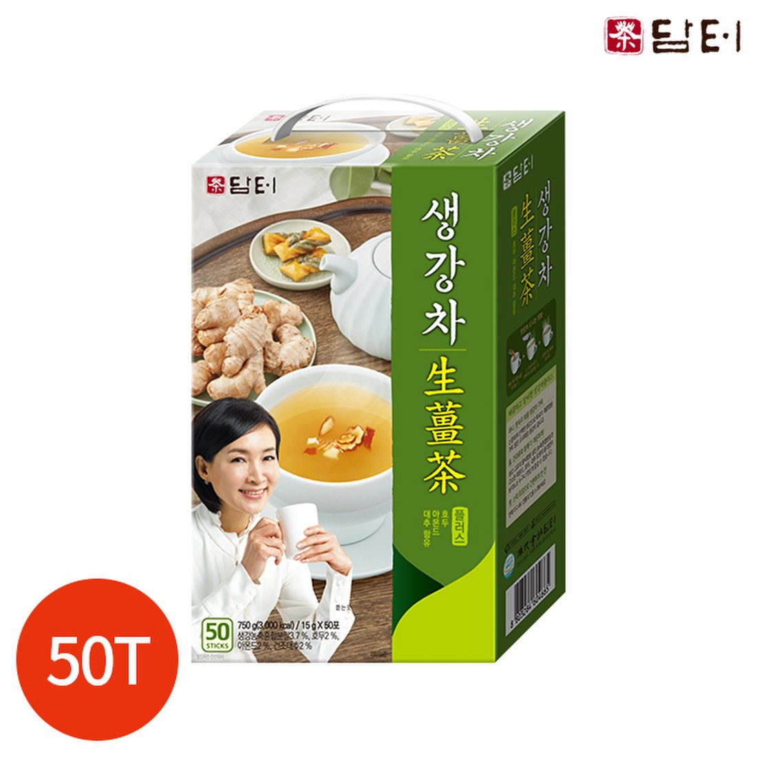 담터 생강차 플러스 15g x 50T, 믿고 사는 즐거움 SSG.COM