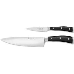 독일 우스토프 칼갈이 WUSTHOF Classic Ikon Knife Set with 2 Knives 블랙 1547576 ...